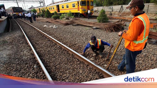 Rel Kereta Retak di Jalur Bekasi-Cakung, Sejumlah Kereta Tertahan