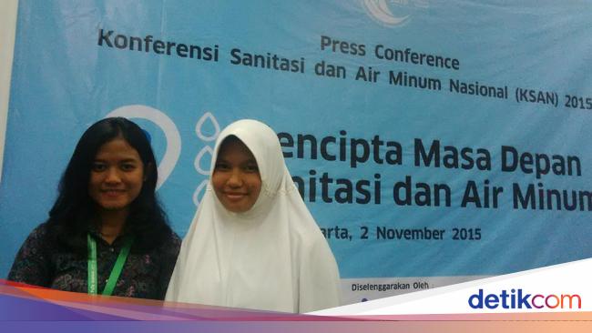 Wah, Dua Siswi SMA Manis Ini Ternyata Duta Sanitasi Lho