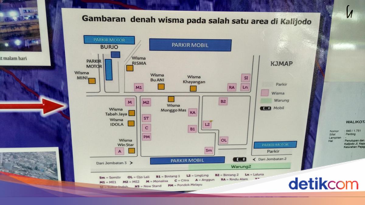 Kalijodo dalam Data dan Peta