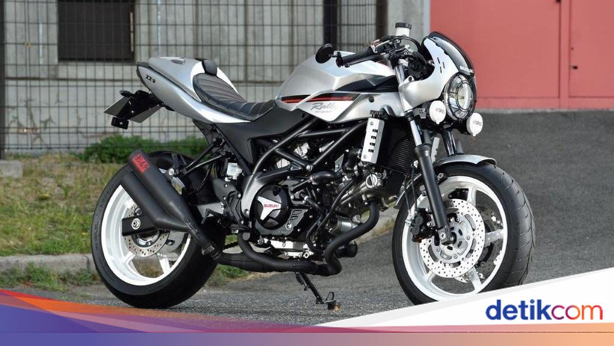 Konsep Suzuki SV650 'Rally', Perpaduan Motor Retro dan Mobil Reli