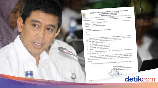 Heboh Surat Kolega Minta Fasilitas, Menteri Yuddy Beri Sanksi ke Sesmen Heboh Surat Kolega Minta Fasilitas, Menteri Yuddy Beri Sanksi ke Sesmen