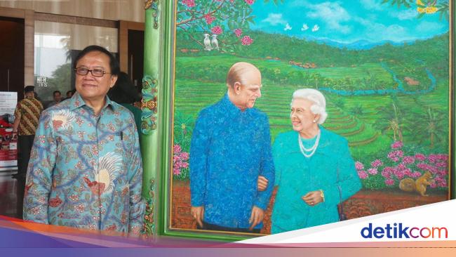 Lukisan Ratu Elizabeth II Karya Dipo Alam Terinspirasi dari Keindahan ...