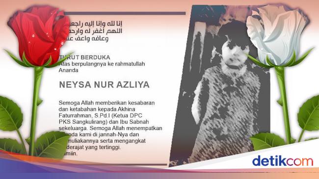 Doa untuk Bocah Neysa yang Tewas Dibakar