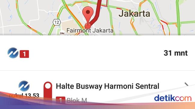 Jadwal TransJakarta Bisa Diintip Lewat Google Maps
