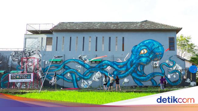 Mural-mural Hasil Para Seniman di Bali Street Art Festival 2016