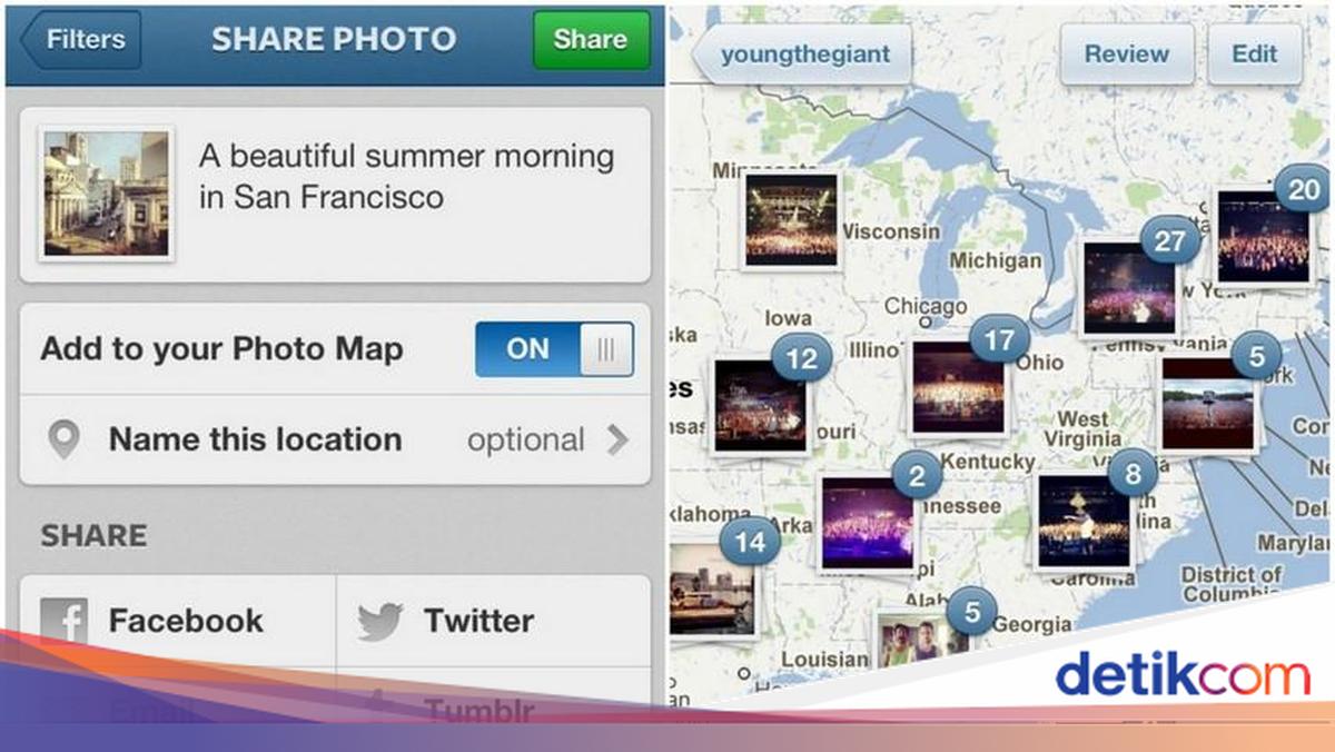 Instagram Hilangkan Photo Map