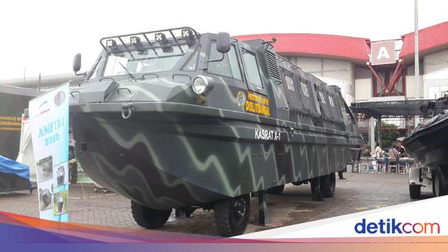 Melihat Kendaraan Amfibi TNI AL dan Pendeteksi Gerak Pesanan Kopassus