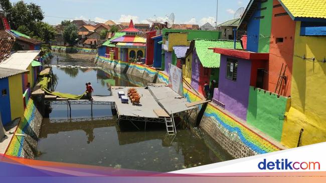 Banyuwangi Berwarna, Bantaran Pemukiman Sungai Kalilo Makin Cantik