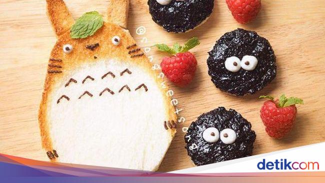 Wouw! Lucu dan Menggemaskan Aneka Kreasi Roti Sarapan Bentuk Tokoh ...
