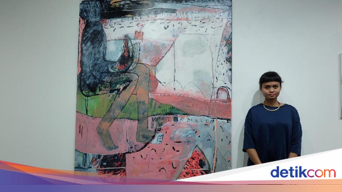 Dialog Lukisan Abstrak Figuratif Natisa Jones