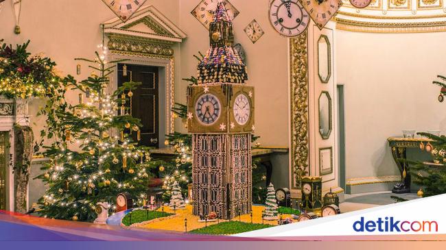 Wah, Gingerbread Ini Dibuat Mirip Menara Big Ben di London
