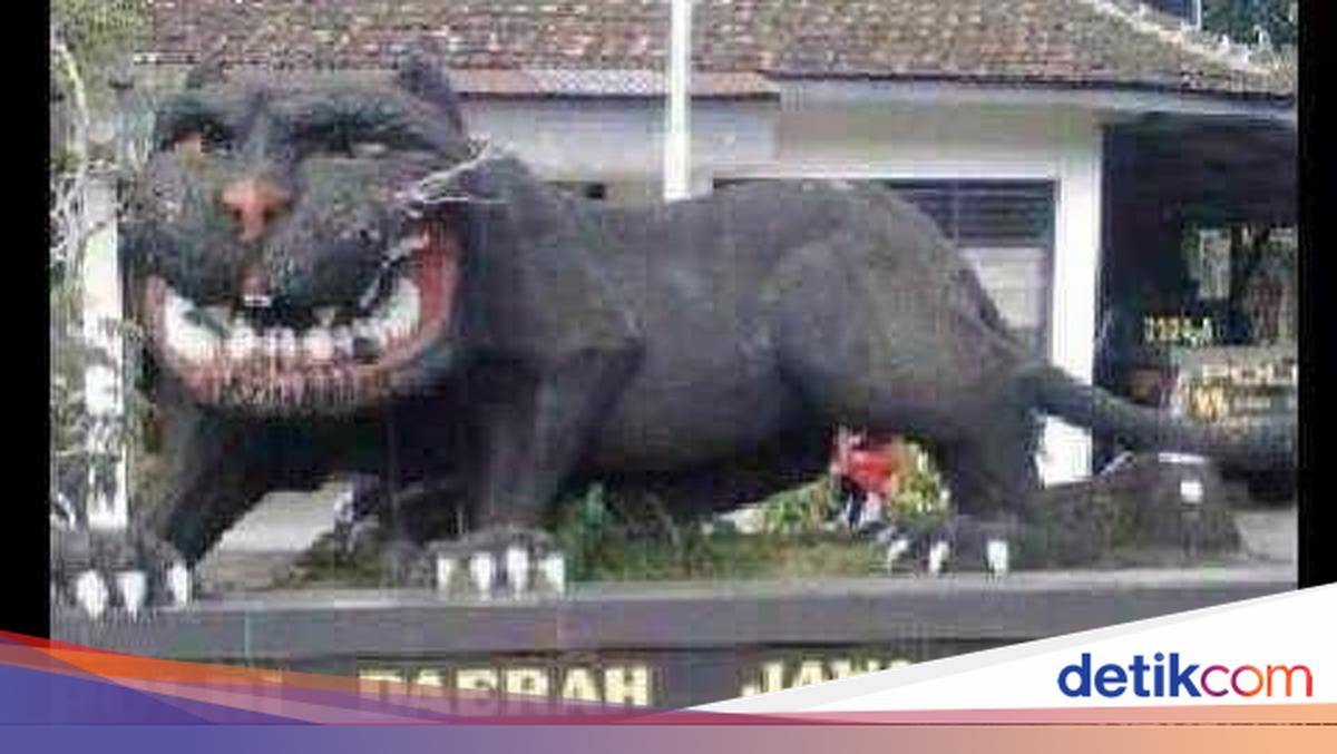 Ramai Patung Macan 'Aneh' di Kantor Polisi, Ternyata Foto Lama