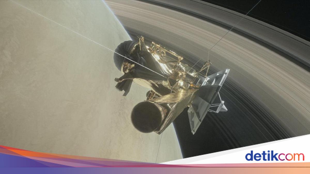 Pesawat Luar Angkasa Cassini Akhiri 20 Tahun Misi di Saturnus