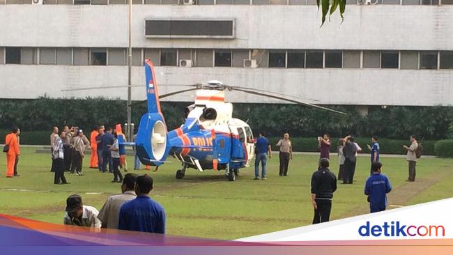 Helikopter Terparkir di Lapangan Kementan, Disiapkan untuk Escape