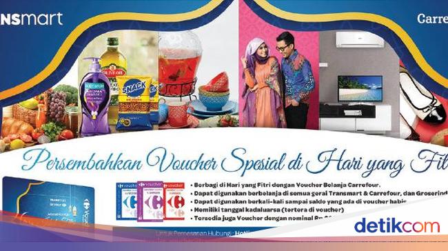Transmart Carrefour Sediakan Voucher Spesial untuk Hari yang Fitri