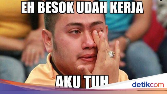 Meme Masuk Kerja Usai Libur Lebaran Bikin Meringis