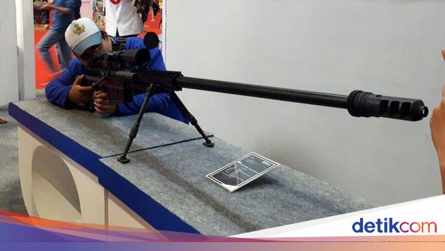 Keren! Senjata SPR-2 Buatan Pindad Mampu Tembus Baja