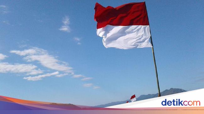 Saat 1.000 Bendera Merah Putih Berkibar di Perbatasan RI-Timor Leste