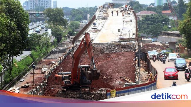 Pembangunan Flyover Simpang Susun Antasari Dikebut