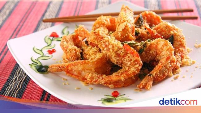 Udang Saus Padang, Telur Asin dan Gandum, Olahan Udang Sedap Nikmat