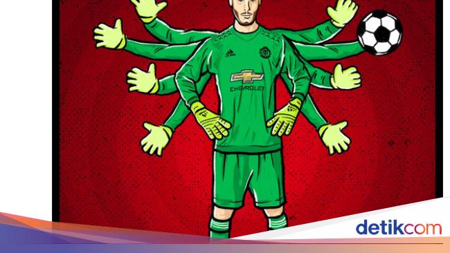 Refleks Super David de Gea Jadi Bahan Meme