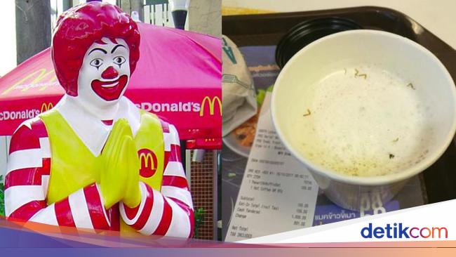 Hii... Pria Ini Temukan Kaki Kecoa di Dalam Kopi McD!