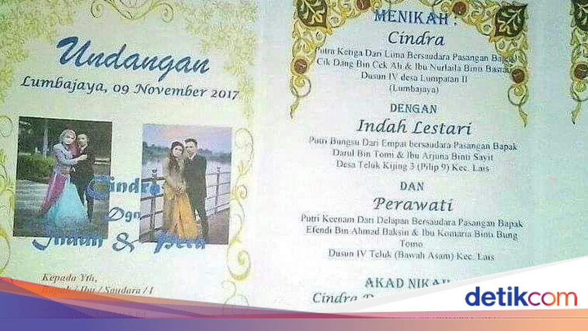 Heboh Pria Ini Nikahi Dua Wanita Sekaligus
