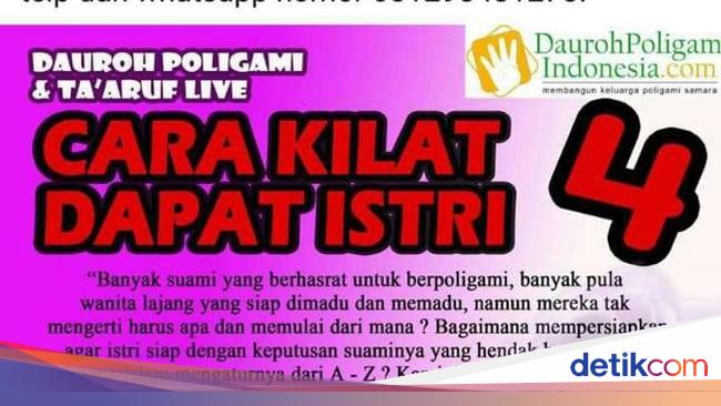 Dauroh Poligami Indonesia Bikin Seminar Cara Kilat Dapat 4 Istri