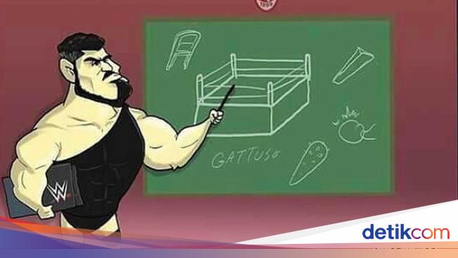 Meme Si 'Badak' Gattuso Jadi Pelatih Milan Bikin Ngakak