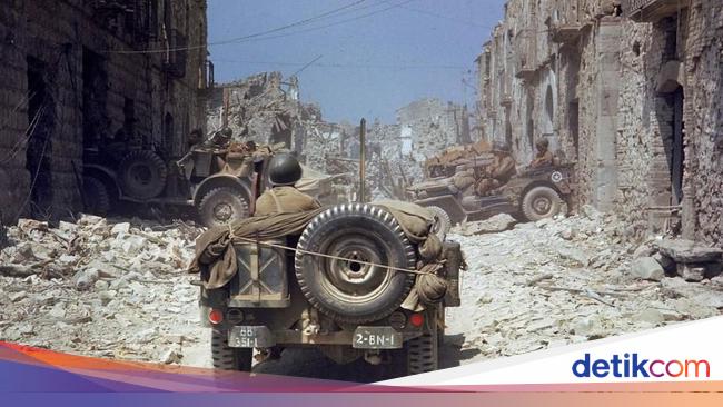 Foto Warna Perang Dunia II Seolah Baru Terjadi Kemarin