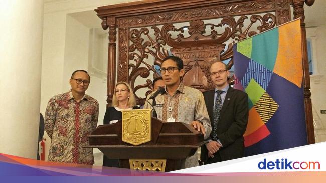 Bangun PLTSa di Sunter, Sandi: Untuk Konversi Sampah Jadi Berkah