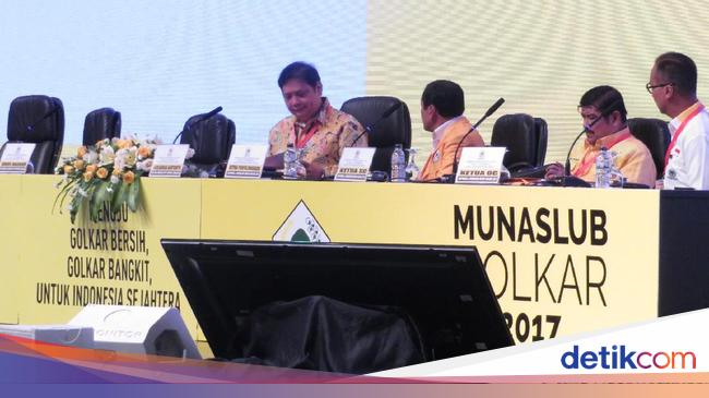Sofa VVIP Dipasang Lagi, Begini Penampakan Arena Munaslub Golkar