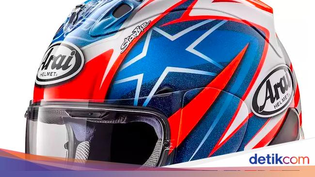 Helm Spesial dari Arai untuk Kenang Nicky Hayden