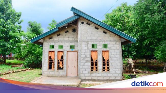Dulu Kayu dan Daun, Rumah Warga Rote Barat Dipermak Jadi Kokoh