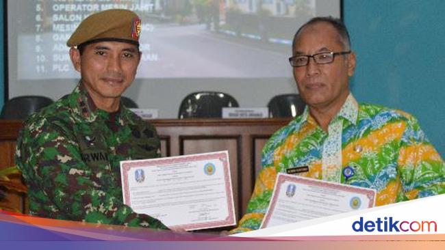 Tingkatkan SDM, Dohar Sista Arhanud Gandeng UPT Pelatihan Kerja
