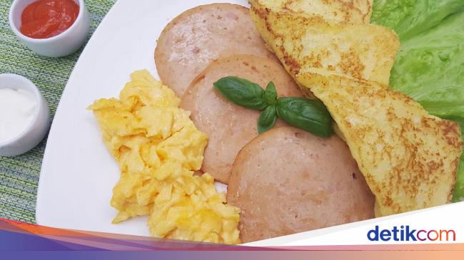 Resep Sarapan : French Toast with Fiesta Chicken Slice