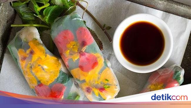 Wow! 8 Spring Roll Buah dan Sayur Ini Hasilkan Warna Pelangi yang Cantik