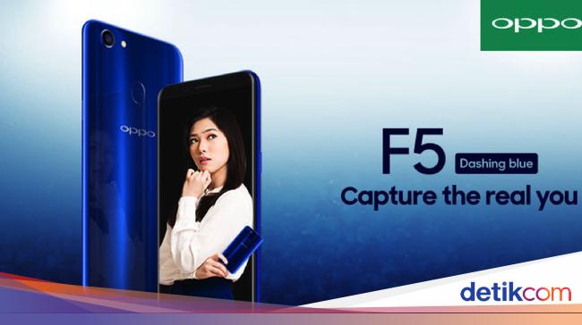 OPPO Hadirkan Warna Baru F5 Dashing Blue yang Memukau