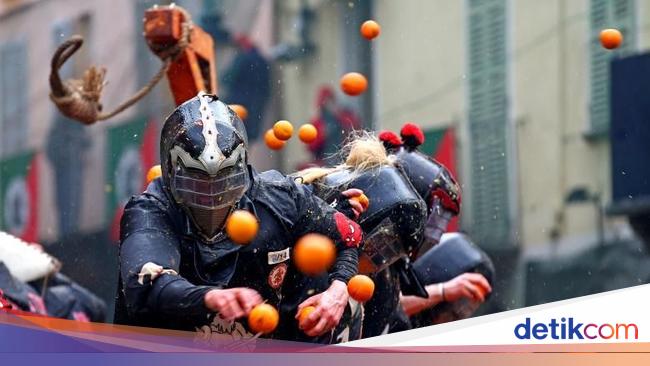 Perang Jeruk di Italia, Festival Seru yang Bikin Memar
