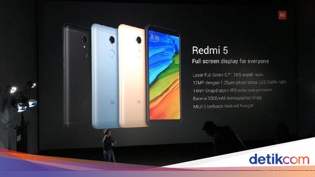 Masuk Indonesia, Ini Harga Redmi 5 dan Redmi 5 Plus