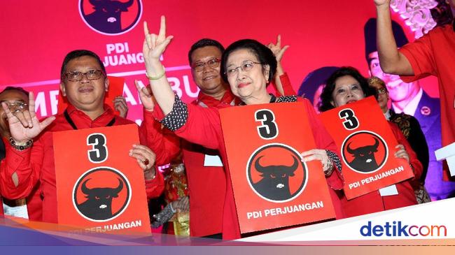 Dapat Nomor Urut 3, PDIP: Salam Metal, Merah Total!