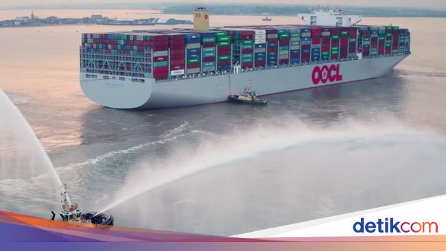 Menengok Kapal Kontainer Terbesar Dunia Buatan Samsung