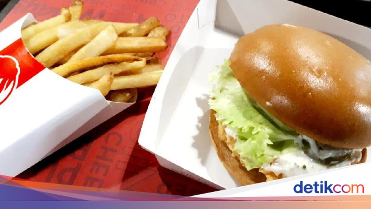 Mantap! Ada Udang Juicy dalam Setangkup Burger Wendy's yang Nikmat