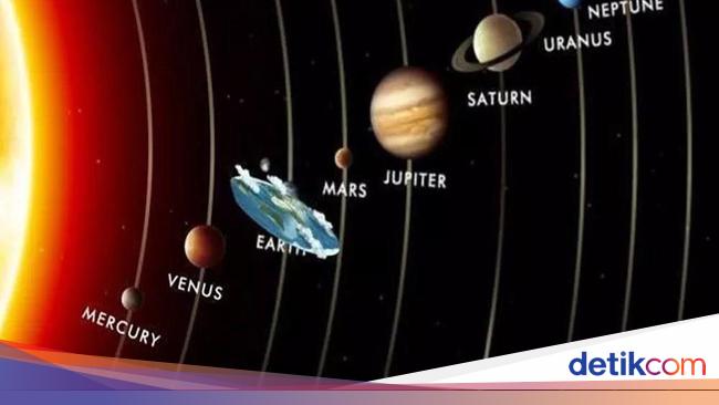 Meme Nyeleneh Konspirasi Bumi Datar