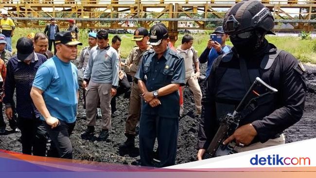 Sidak Pertambangan Ilegal di Kalteng