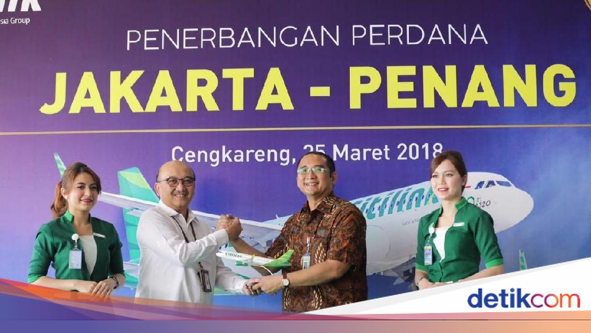 Citilink Terbang Perdana Jakarta-Penang