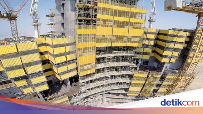 Wujud Gedung 1.000 Meter yang Mangkrak 5 Tahun dan Kini Lanjut Lagi