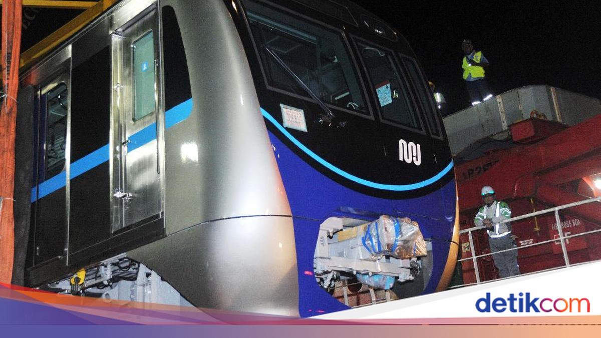 Begini Bentuk Kepala Kereta MRT