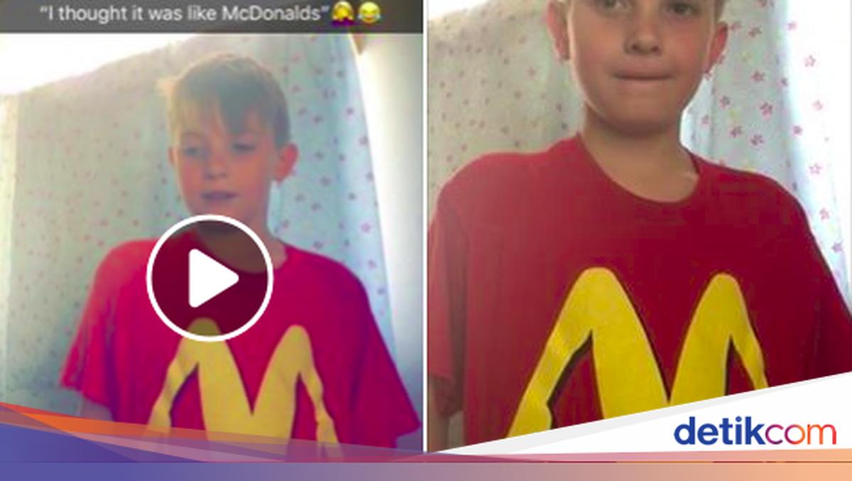Malu! Ibu Ini Kenakan Kaos Parodi McDonald's pada Anaknya yang Ternyata ...