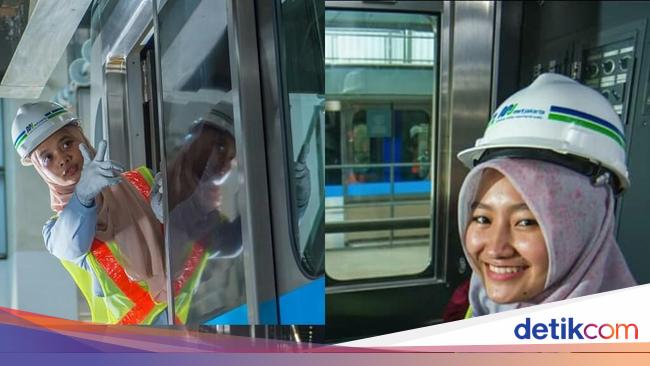 Foto: Senyum Manis Masinis Perempuan Pertama MRT